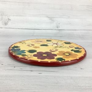 Oneida | Dining | Oneida Sunset Bouquet Stoneware Floral Trivet Dish ...